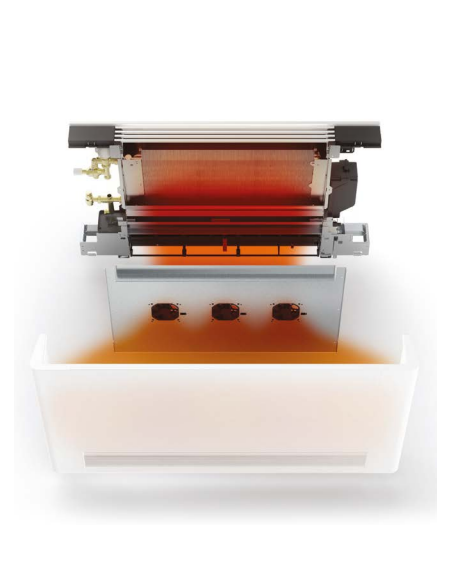 Innova Airleaf RS 1000 Fan Coil Με Θερμαινόμενο Εμπρόσθιο Πάνελ | AbaxTherm