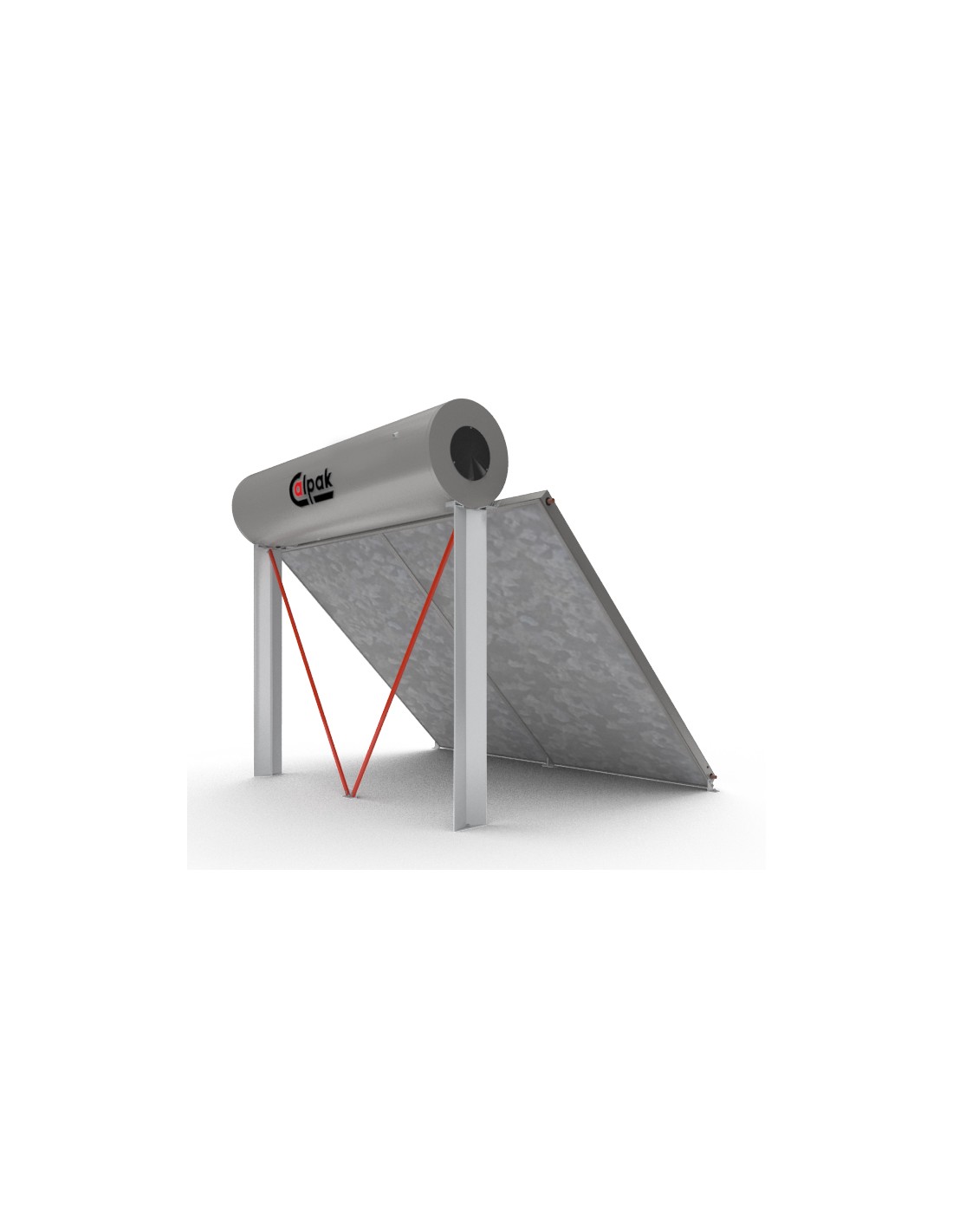 Calpak Mark 5 300Lt / 4,2m² Τριπλής Ενέργειας Με Επιλεκτικό Συλλέκτη ...